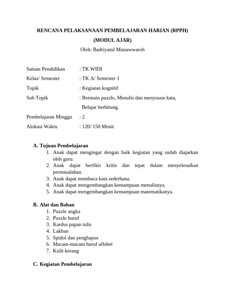 Tugas 1 Perkembangan Kognitif | PDF