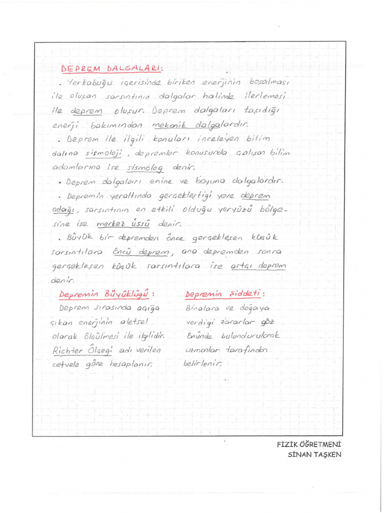38.deprem Dalgalari | PDF