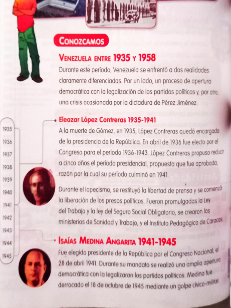 Historia de Venezuela: 1935-1958 | PDF | Venezuela | Hugo Chavez