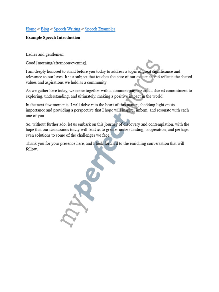 speech-examples-introduction-pdf | PDF