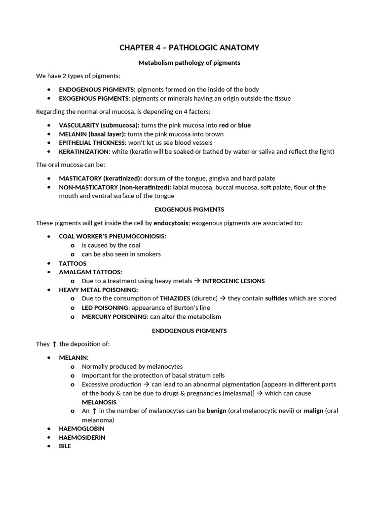 Chapter 4 - Pathologic Anatomy | PDF | Medical Specialties | Anatomy