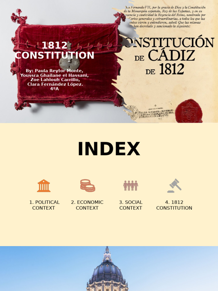 Project Constitutions 1812 | PDF | Agriculture | Spain