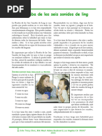 Prueba de Los 6 Sonidso de LING Instrucciones | PDF | Sonido | Cognición