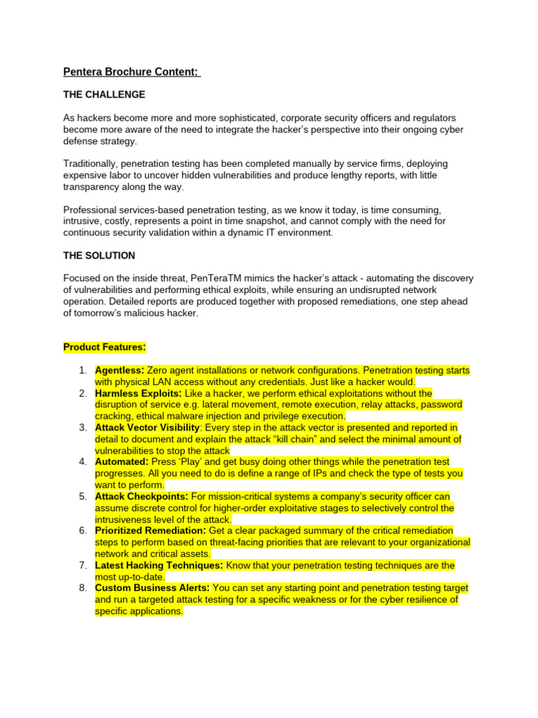 PRISM Cyber Tech Brochure Typed Content | PDF | Security | Computer ...