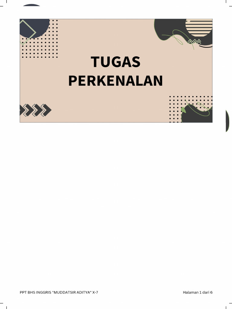 Bhs Inggris Muddatsir Aditya X-7 - 20240719 - 203106 - 0000 | PDF