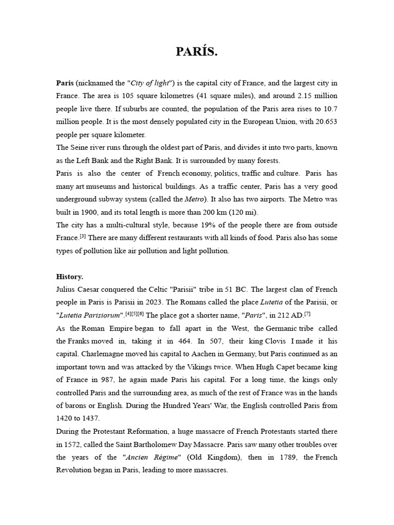 París. | PDF | Paris | France