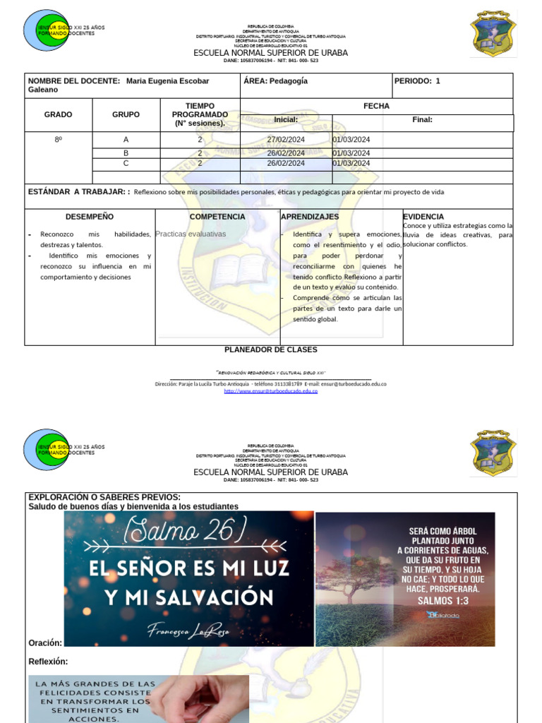 Febreo 26-01 Marzo, Octavo | PDF | Colombia | Modificación de ...