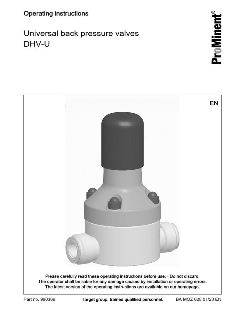 prominent pump | PDF | Valve | Pump