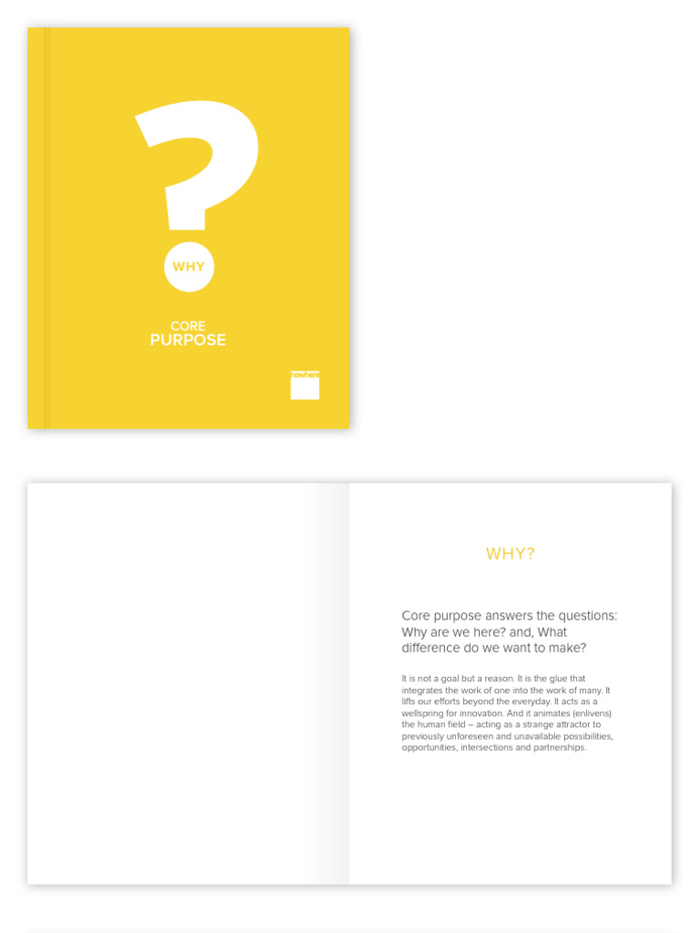 Core Purpose Booklet | PDF