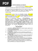 Contrato Individual Trabajo | PDF | México