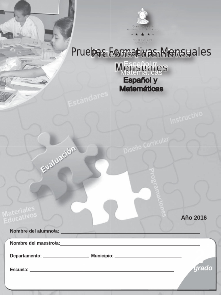 Pruebas Formativas Segundo Grado | PDF | Puntuación | Gramática