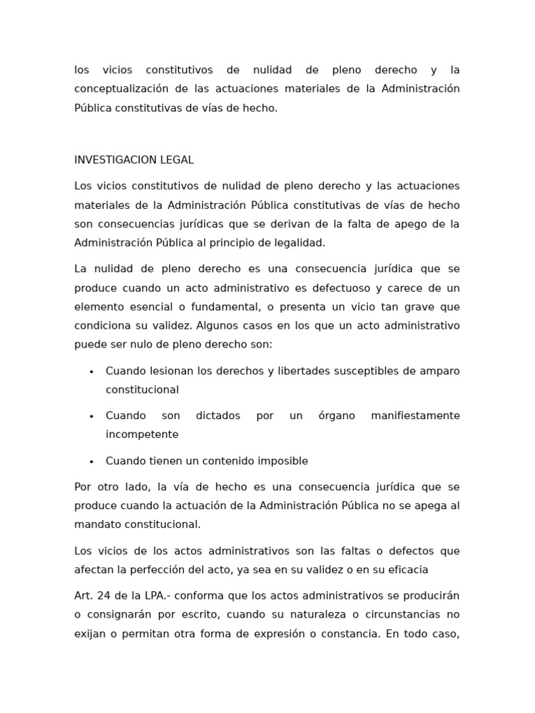 Investigacion Legal | PDF | Nulo (ley) | Gobierno