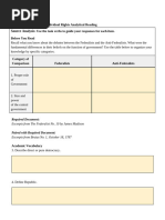 Federalist 10 Vs Brutus 1 Analysis | PDF | James Madison | Government