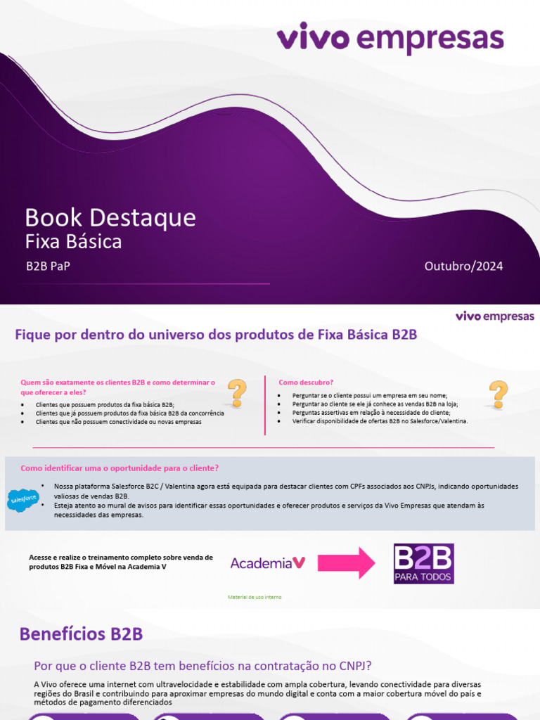 Book de Ofertas B2B (PAP) - Out - 24 - V2 | PDF | Wi-Fi | Aplicativo ...