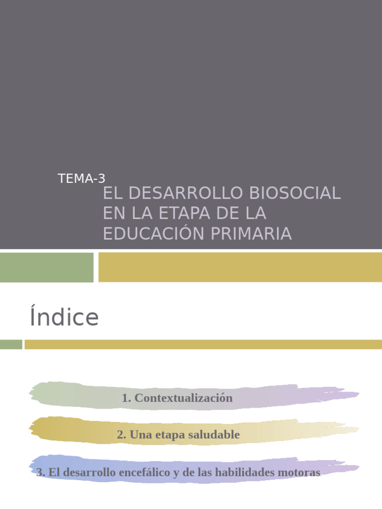 Desarrollo Biosocial en Primaria | PDF | Obesidad | Cerebro