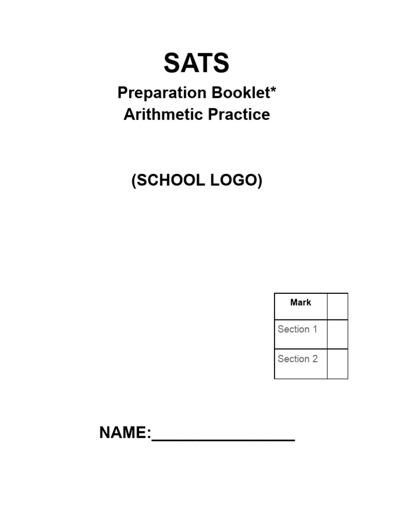 SATS Arithmetic Practice Guide | PDF