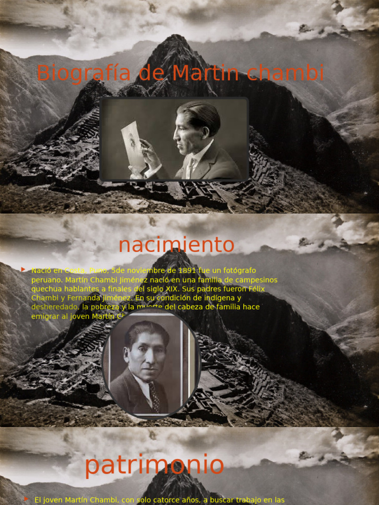Biografía de Martin Chambi 2 | PDF | Perú