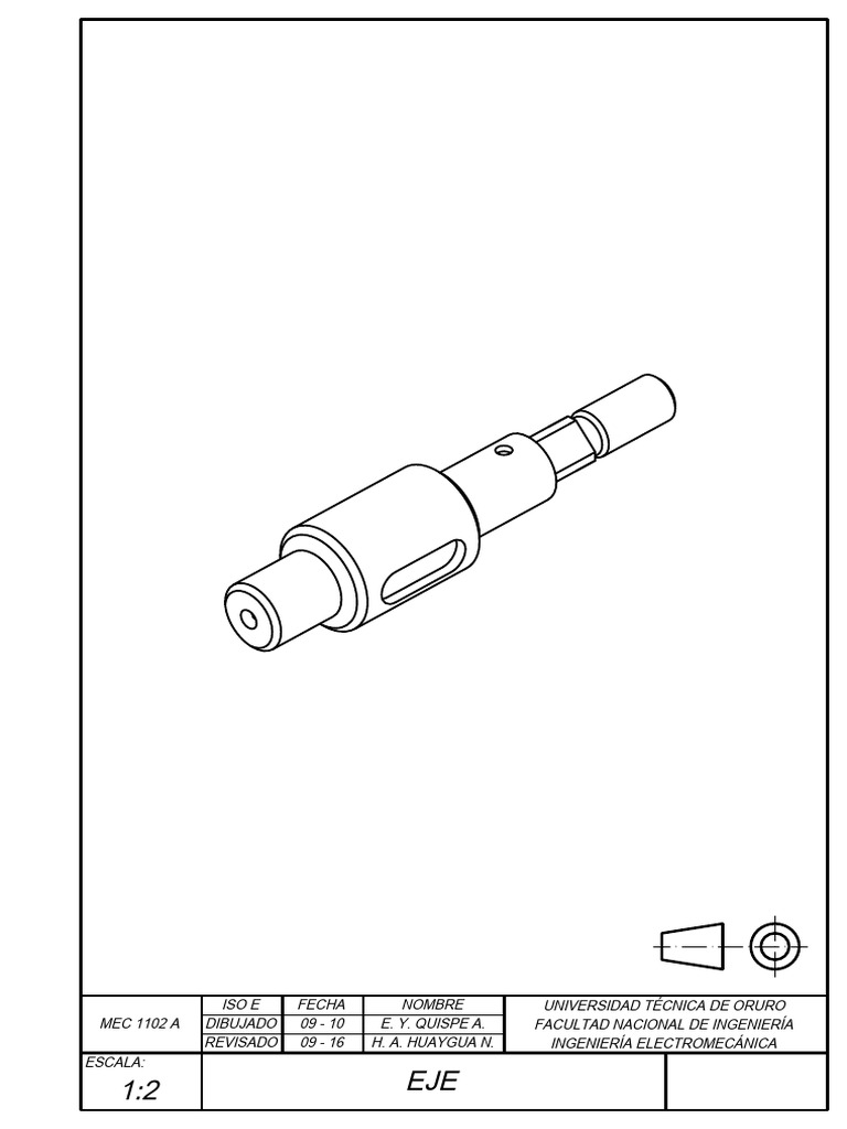 Isometrico Del Eje-Model | PDF