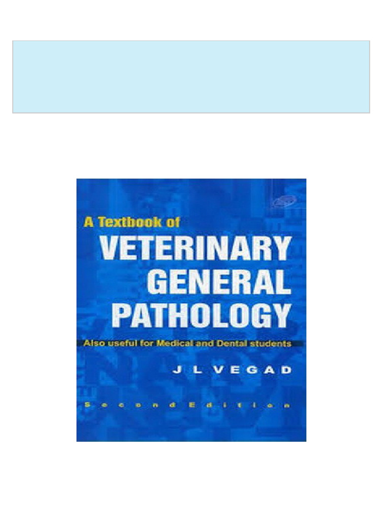 Download Complete A Textbook of Veterinary General Pathology 2nd ...