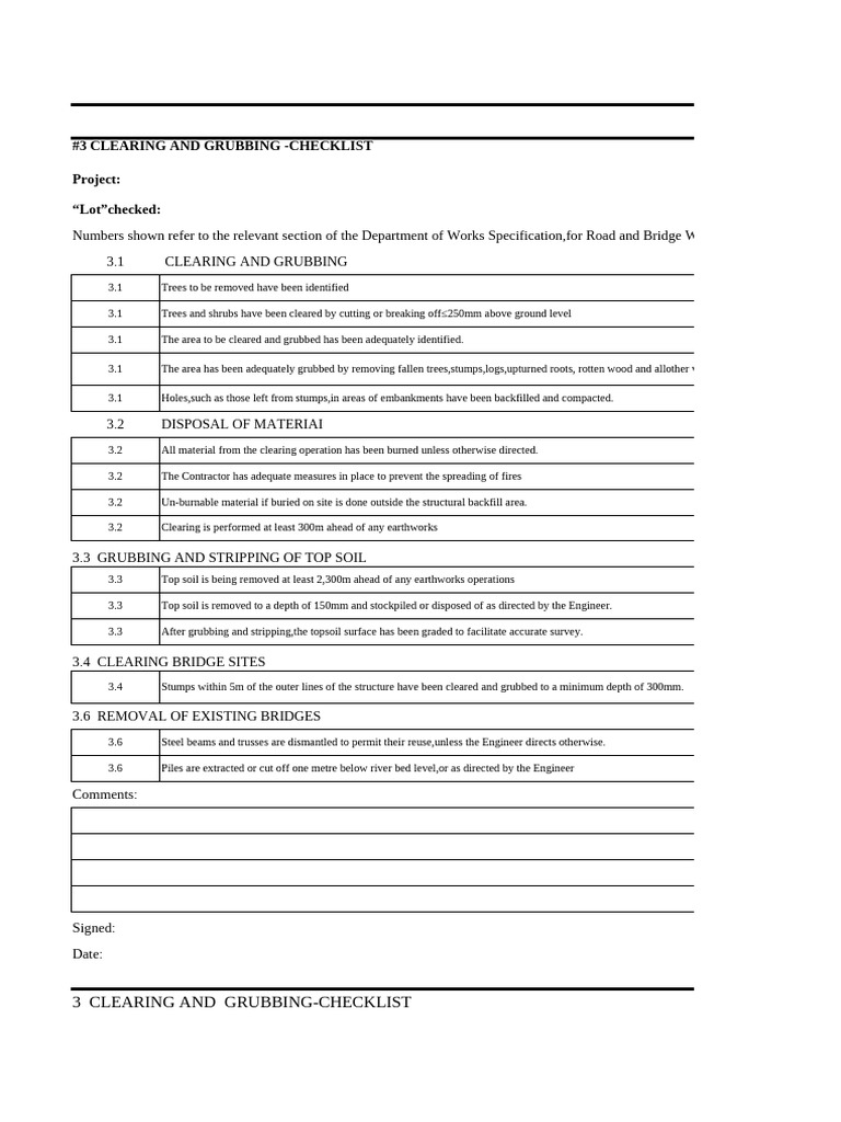 Dow 1995版Checklist 整理 | PDF | Concrete | Reinforced Concrete