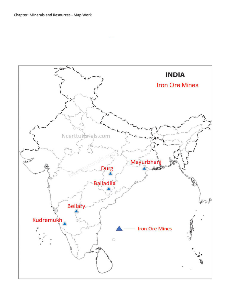 Map MINERALS | PDF
