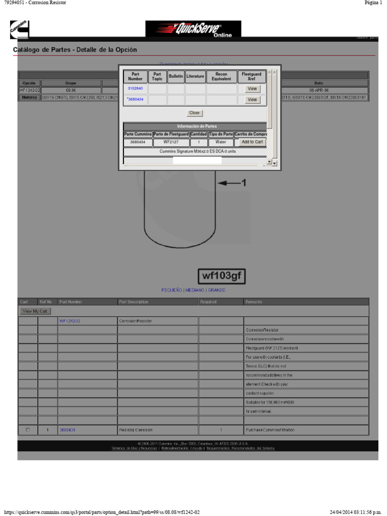WF1242-02 Resistor Corrosion | PDF