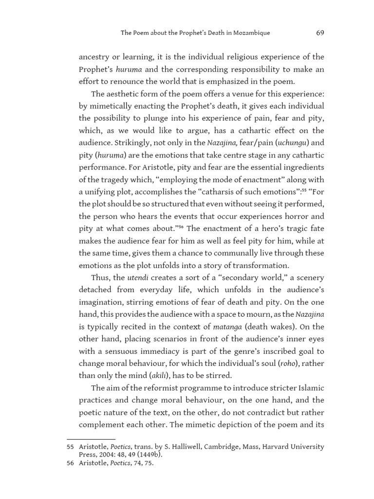 The Poem About The Prophets Death in Moz026 | PDF