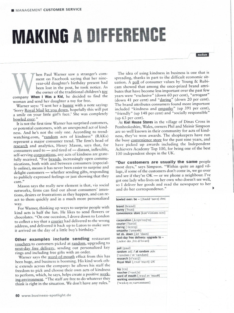 Customer Service | PDF