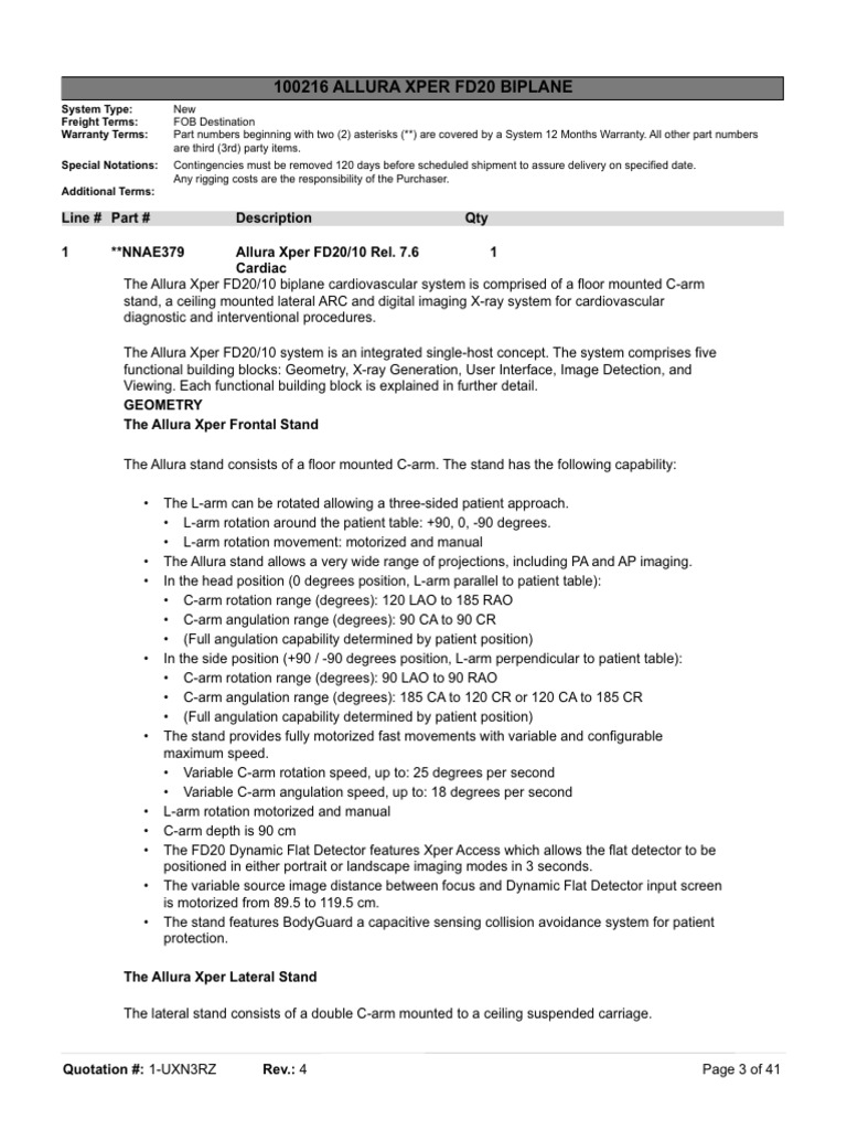 PhilipsAlluraXperFD20Biplane(1)(1) | PDF | Display Resolution | Computer Monitor