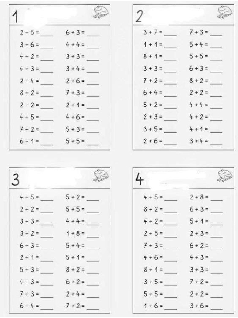 Basic Math Practice for Kids | PDF