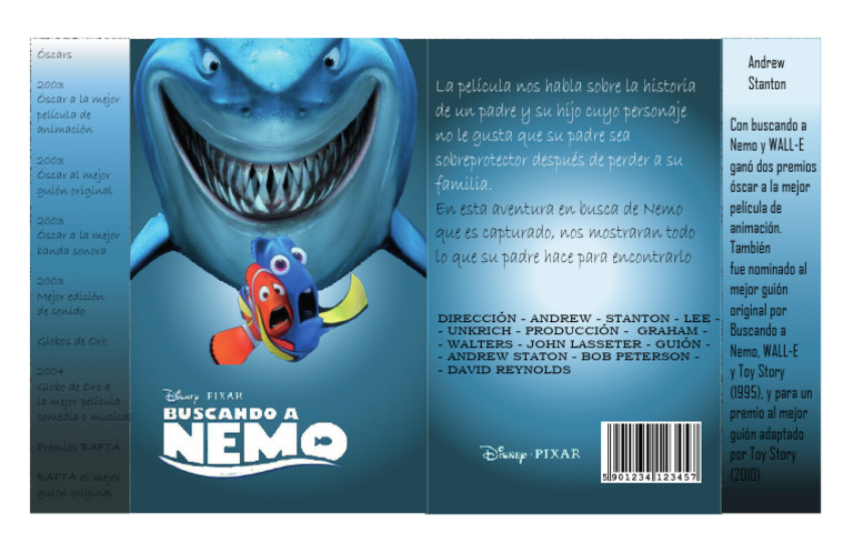 Sobreportada Buscando a Nemo | PDF