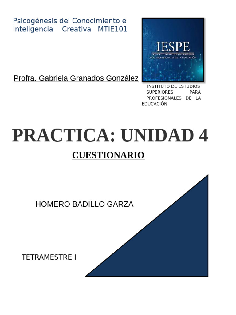 Práctica Cuestionario | PDF | Creatividad | Pensamiento