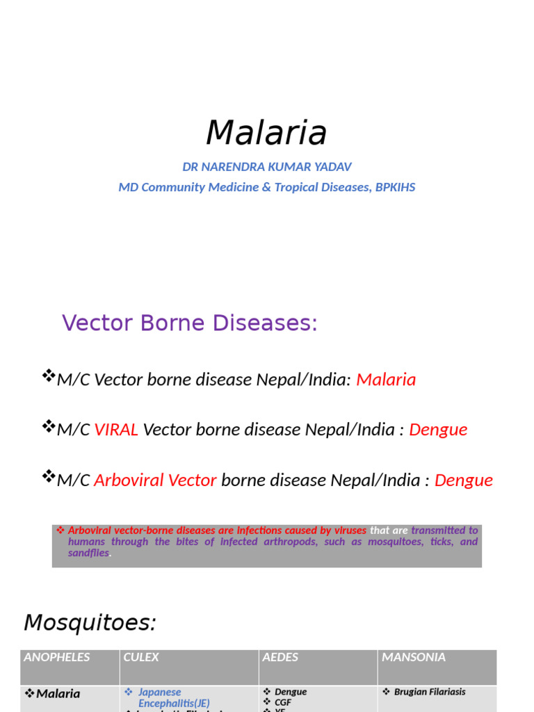 Malaria 2 | PDF | Malaria | Plasmodium Falciparum