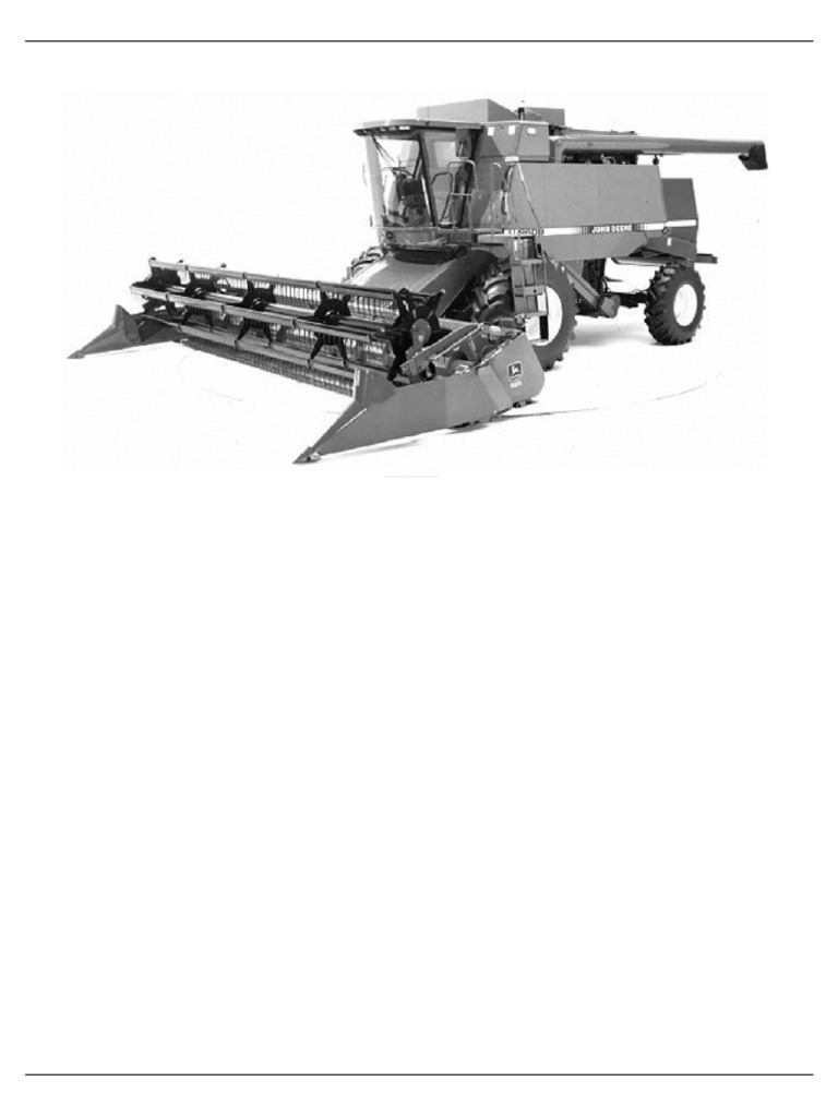 John Deere 9600 Combine Specifications | PDF | Screw | Engines