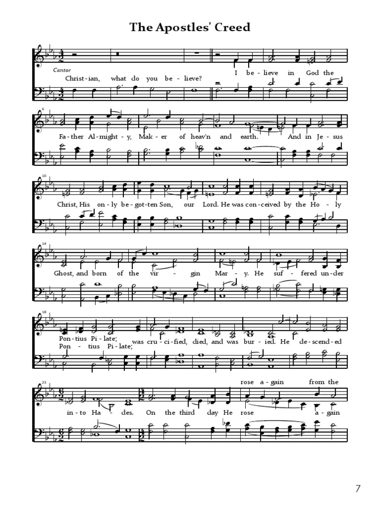 Apostles Creed Pdf