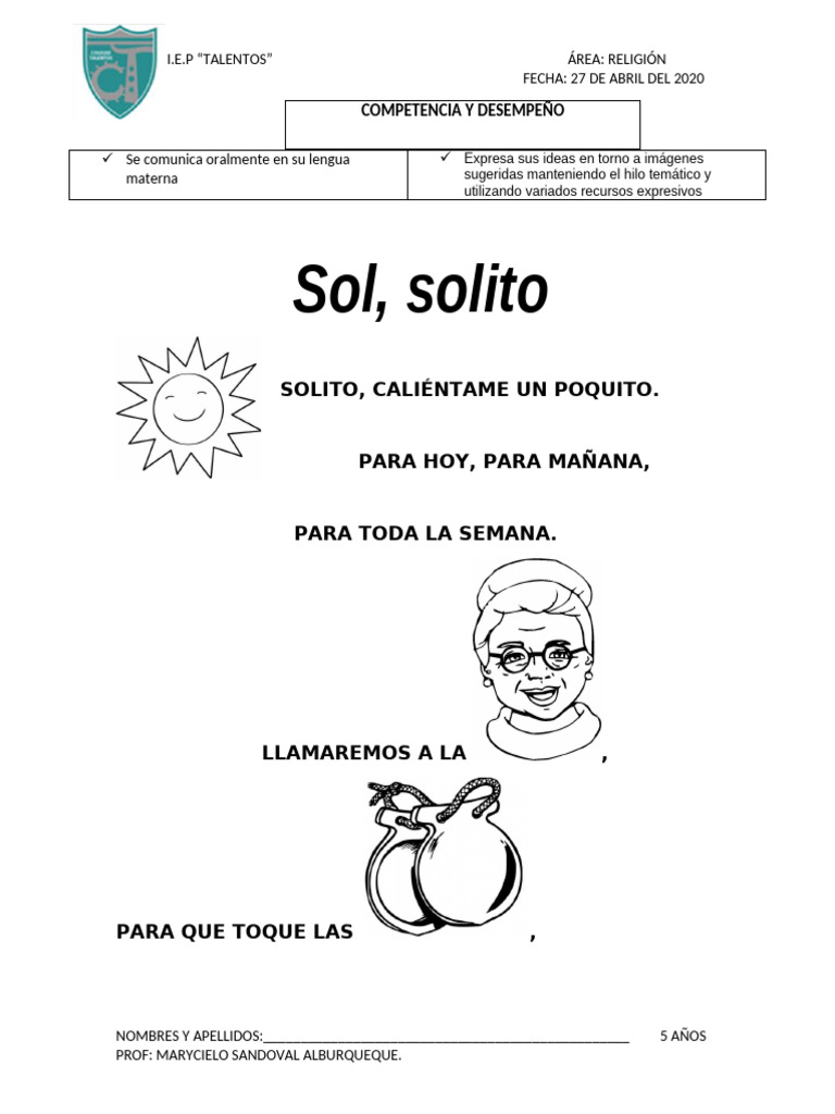 Poesia Sol Solito | PDF
