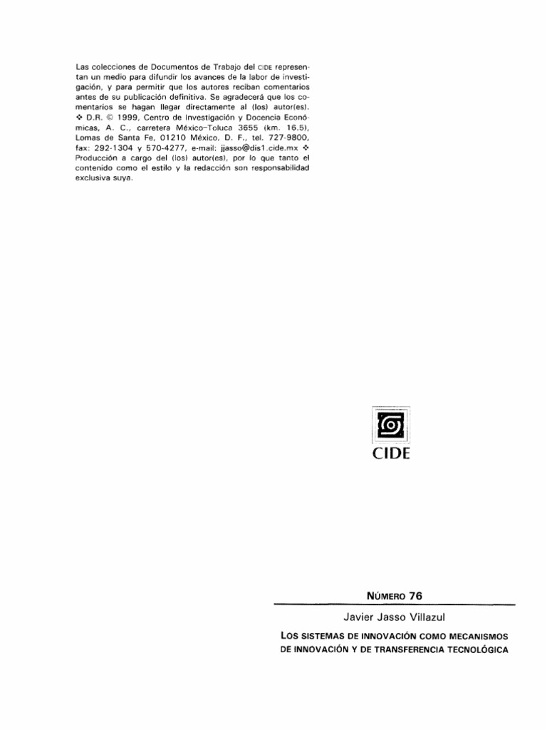 Javier Jasso Villazul: Número | PDF | Innovación | Aprendizaje