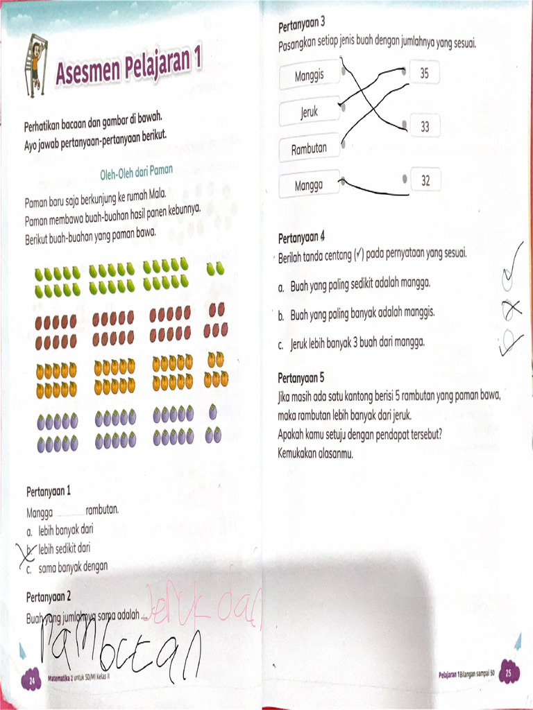 Asesmen MTK Bab 1 | PDF