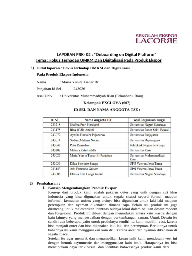 PRK-02-243026 - Maria Yunita Tianar BR Panjaitan-Universitas Muhammadiyah Riau | PDF