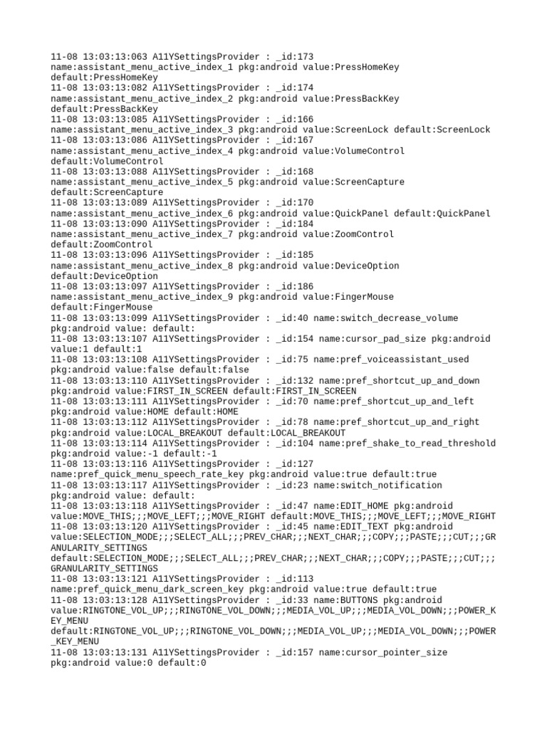 A11yprovider Log | PDF | Consumer Electronics | System Software