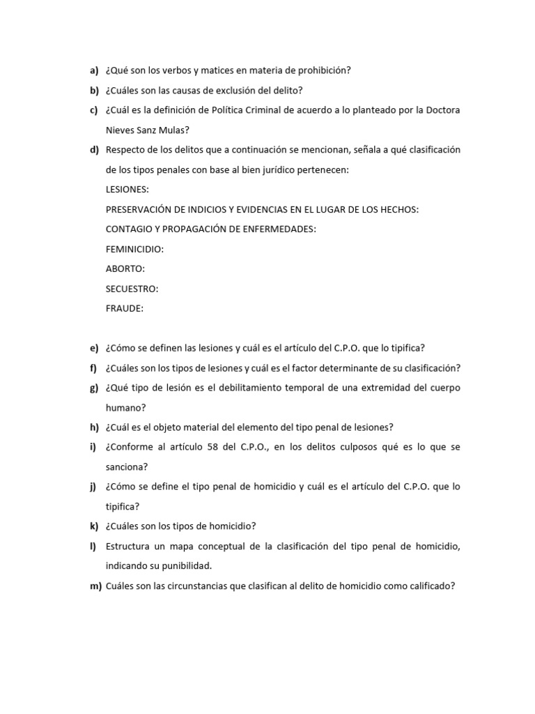 Cuestionario 2. | PDF