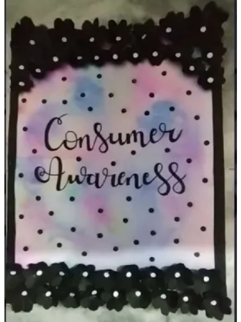 Consumer Rights Project Work | PDF