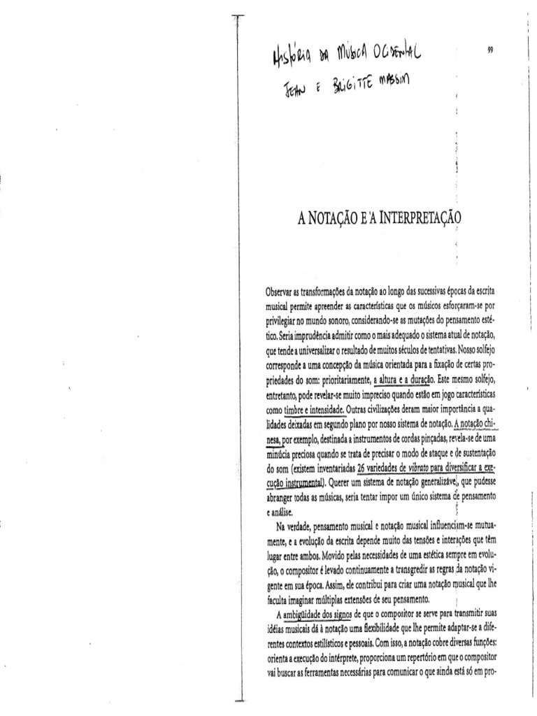 Notação Massim Pdf
