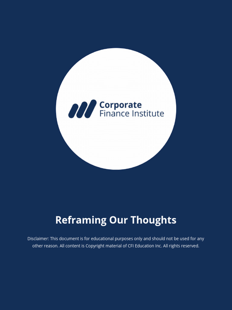 Six Steps To Reframing | PDF