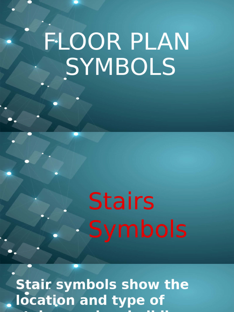 Floor Plan Stair Symbols Guide | PDF