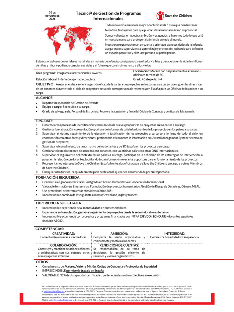 SEDE PROCESO 291024 Tco - Awards | PDF