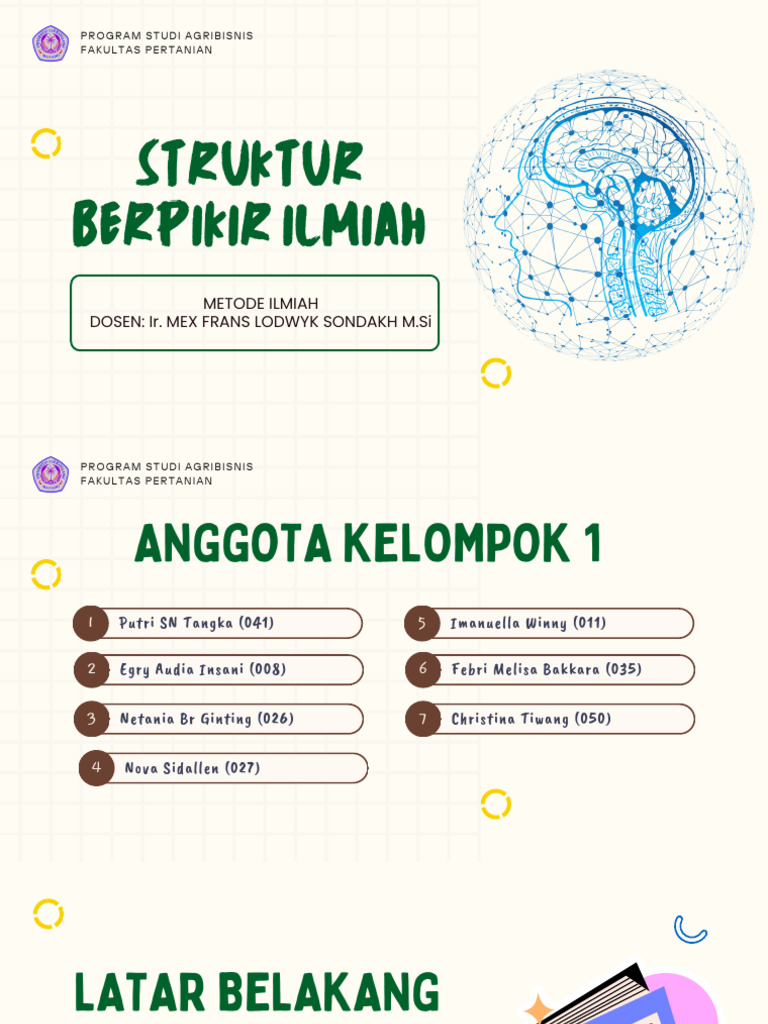 Struktur Berpikir Ilmiah | PDF
