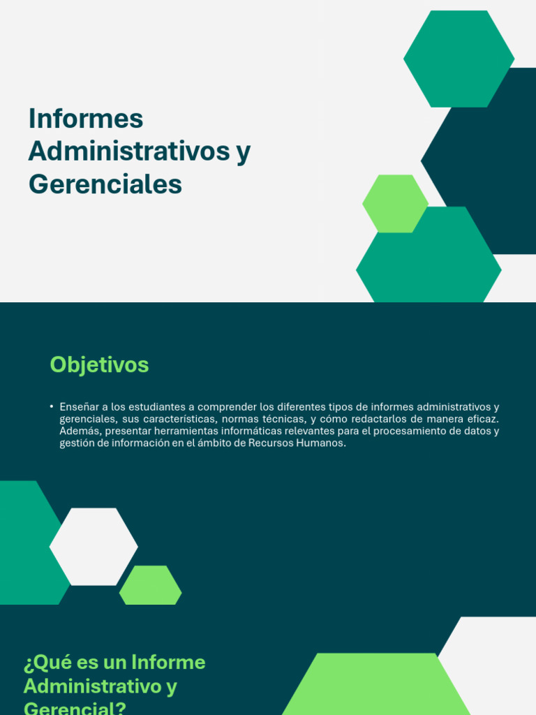 08 Informes Administrativos y Gerenciales | PDF | Información | Sumario ...