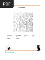 Animals Chart | PDF