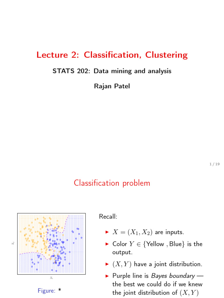 lec2 | PDF | Cluster Analysis | Distance
